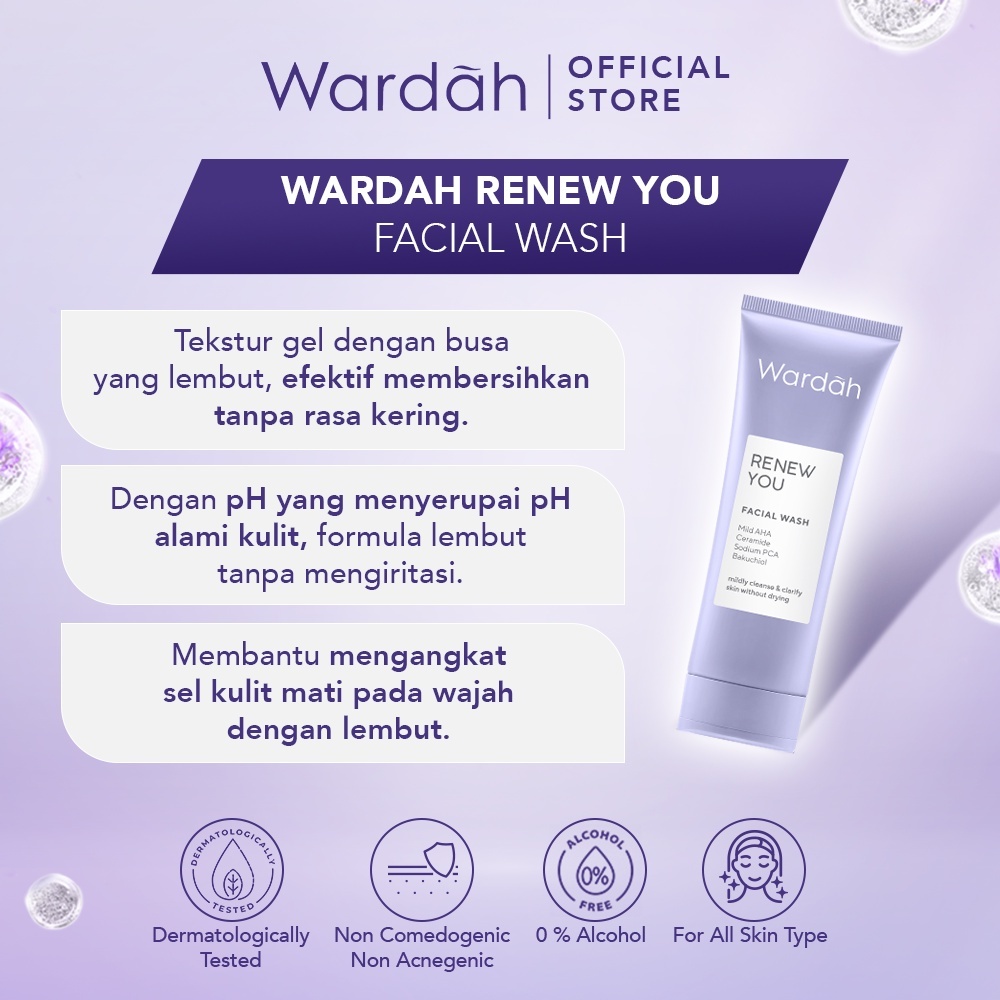 Jual EXP 2026 Pencuci Muka Wardah Renew You Facial Wash 100ml ...