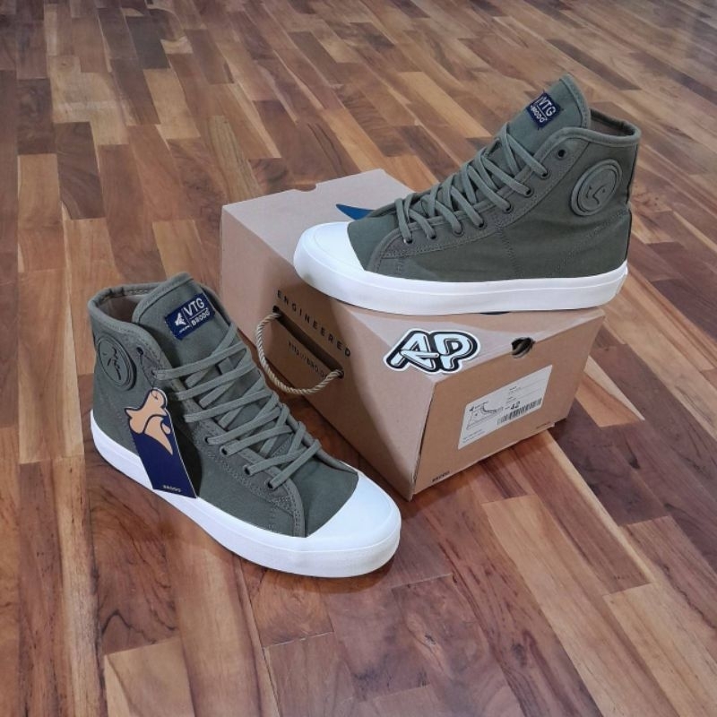 Jual Brodo Vantage V2 High Olive Sepatu | Shopee Indonesia