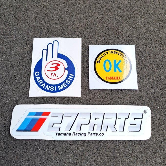 Jual STICKER OK QUALITY & STICKER GARANSI 3 TAHUN YAMAHA | Shopee Indonesia