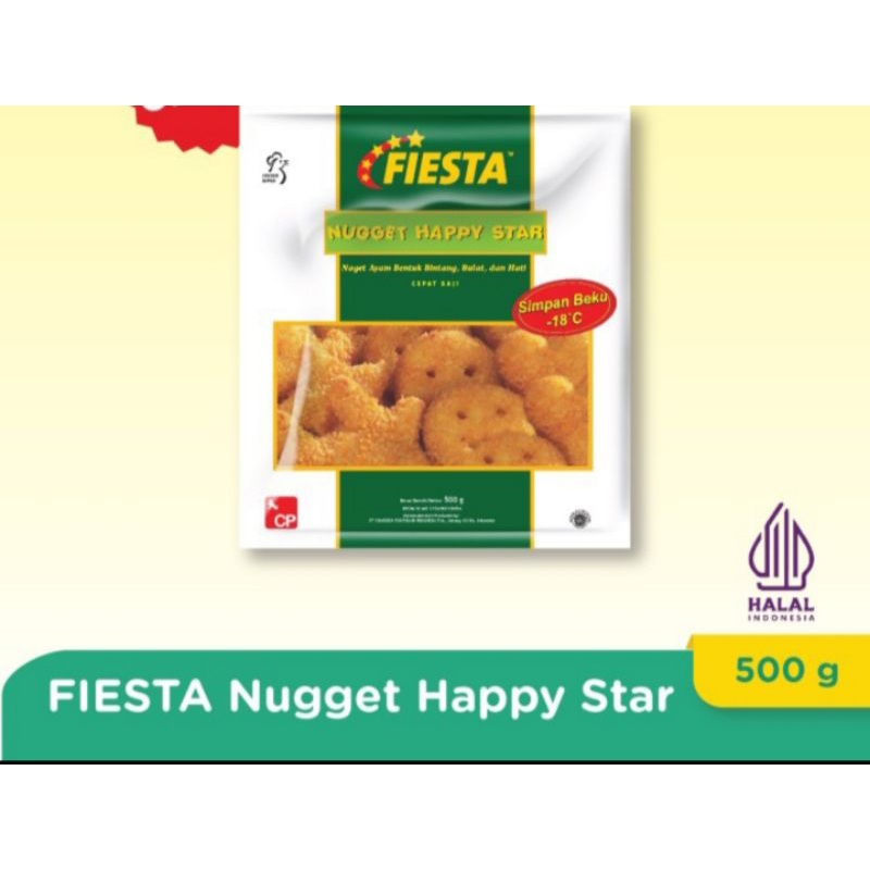 Jual fiesta nugget happy star 500gr | Shopee Indonesia