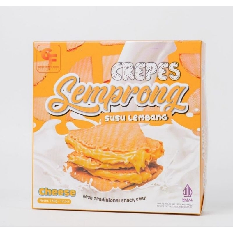 Jual CREPES SEMPRONG SUSU LEMBANG rasa Cheese(Keju) | Shopee Indonesia