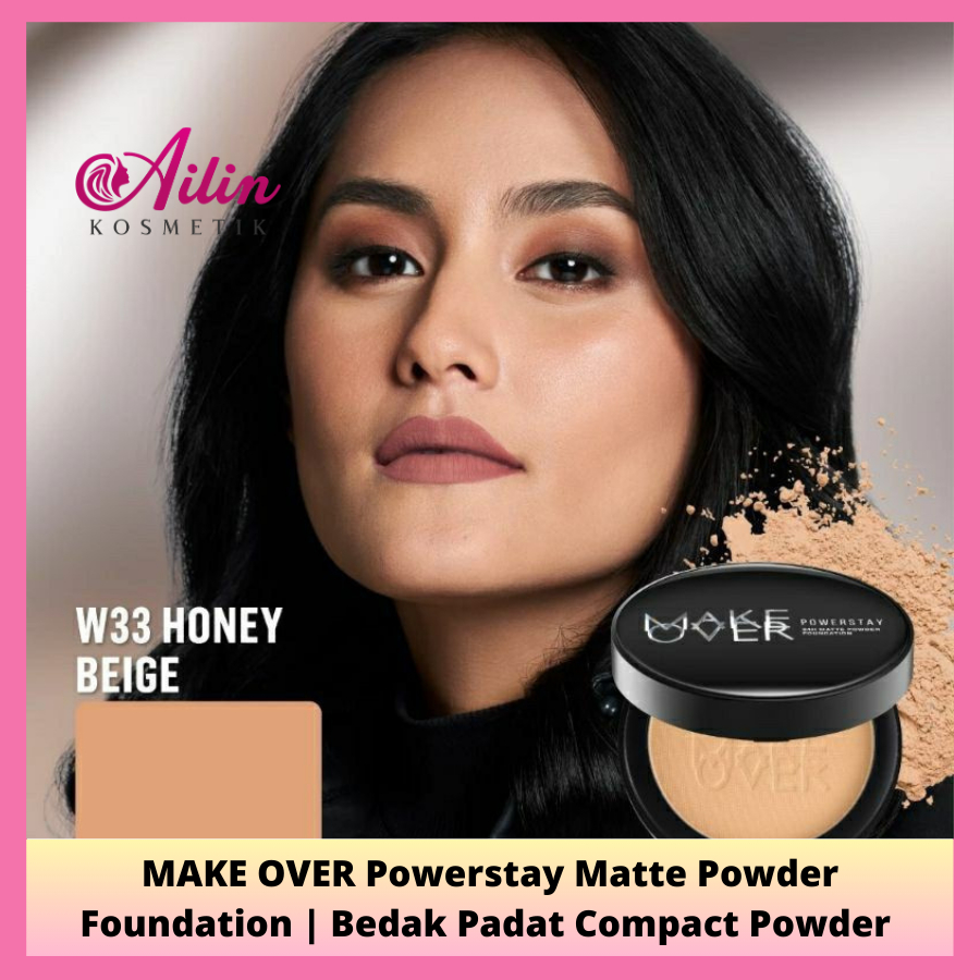 Jual AiLiN MAKE OVER Powerstay 24H Matte Powder Foundation | Makeover ...