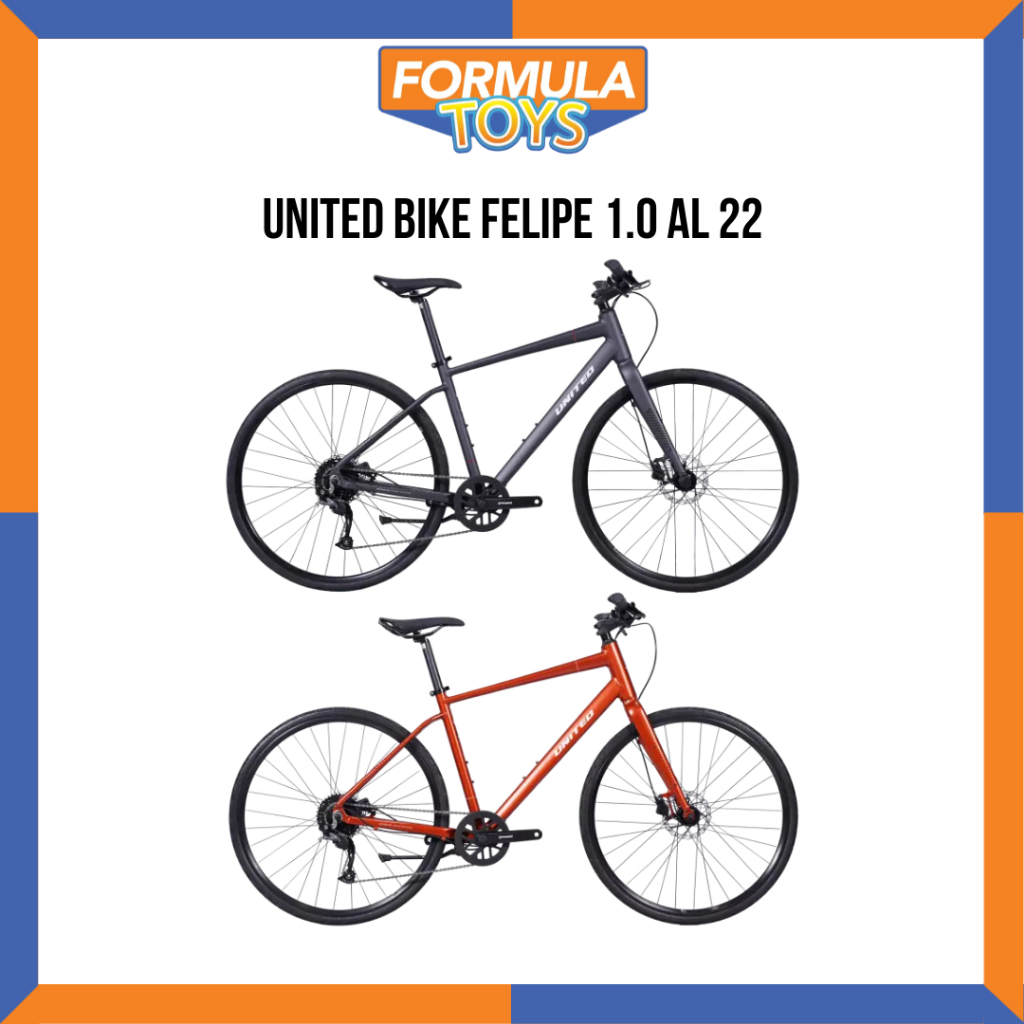 Jual SEPEDA HYBRID UNITED BIKE FELIPE 1.0 AL 22 MIX | Shopee Indonesia