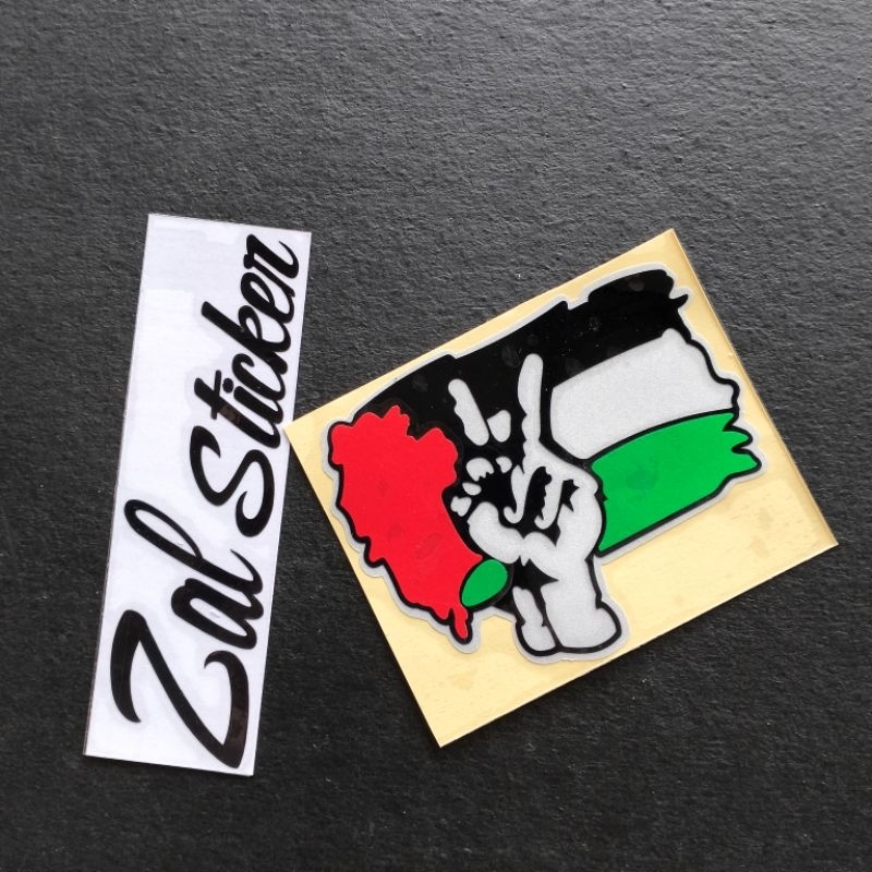 Jual sticker bendera Palestina sticker cutting | Shopee Indonesia