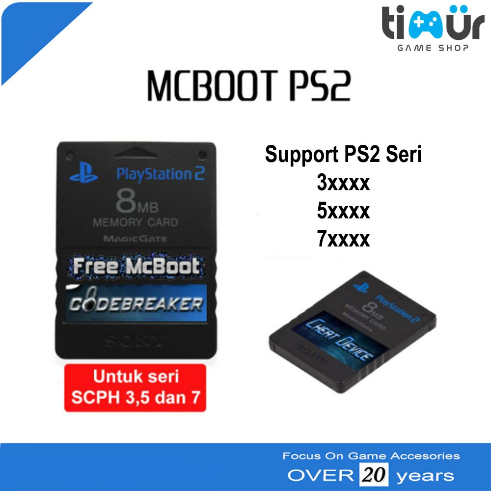 Jual Memory Card MC PS2 Free MCboot Multi Seri 3 5 7 30000 50000 70006 | Shopee Indonesia
