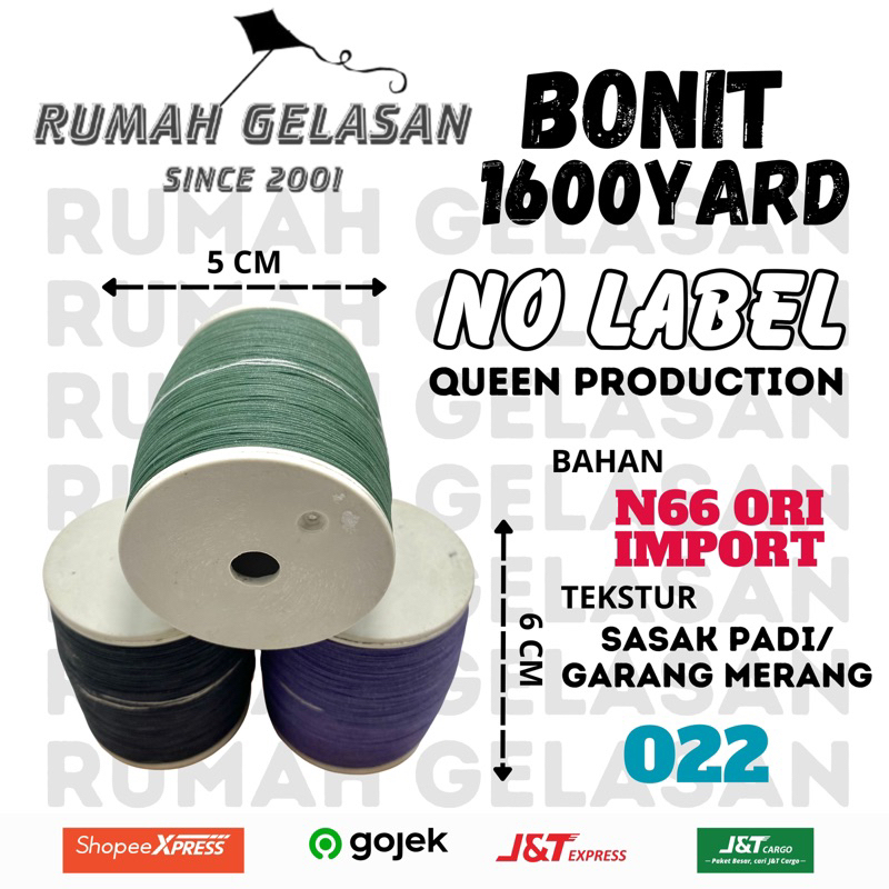 Jual Gelasan 022 BONIT 1600Y NL - N66 ORI + Double Silicon (BELI 2 ...