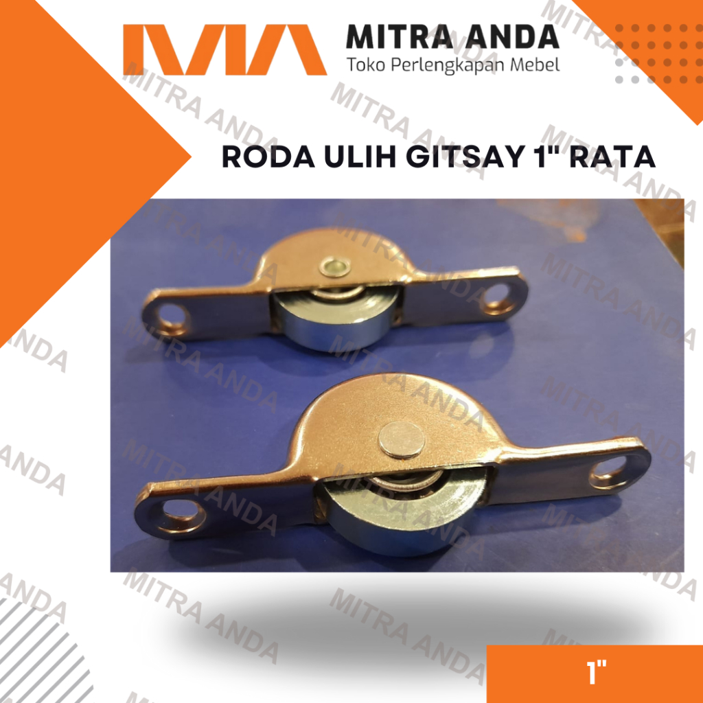 Jual Roda Gitsay Ulih Rata | Matex Pintu Sliding 1" Rata | Shopee Indonesia