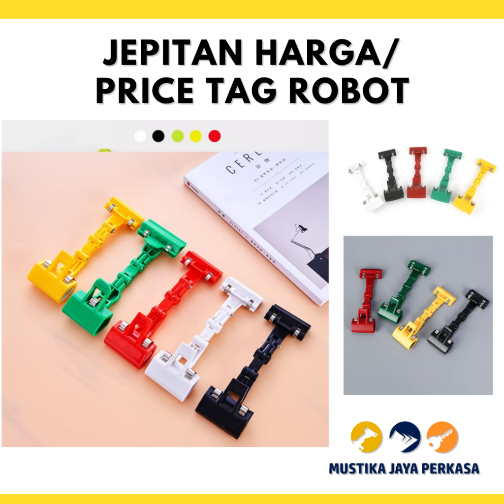 Jual Jepitan Penjepit Harga ROBOT Price Tag Display Katalog Produk ...