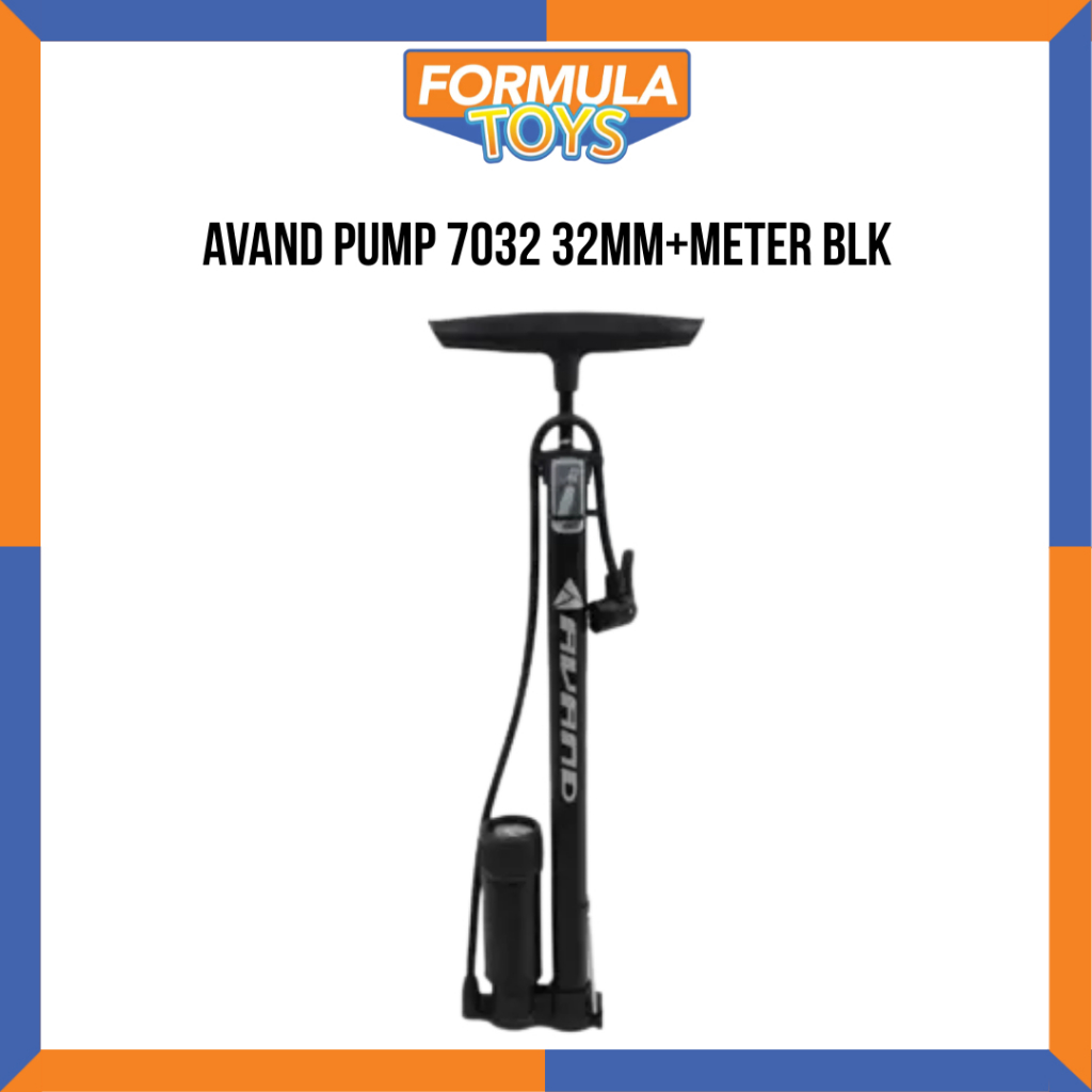 Jual POMPA SEPEDA AVAND PUMP 7032 32MM+METER BLK | Shopee Indonesia