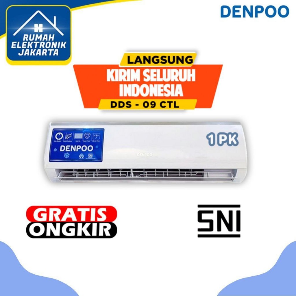 Jual Denpoo Platinum AC Split 1 PK DDS 09 CTL - PLUS PASANG | Shopee ...