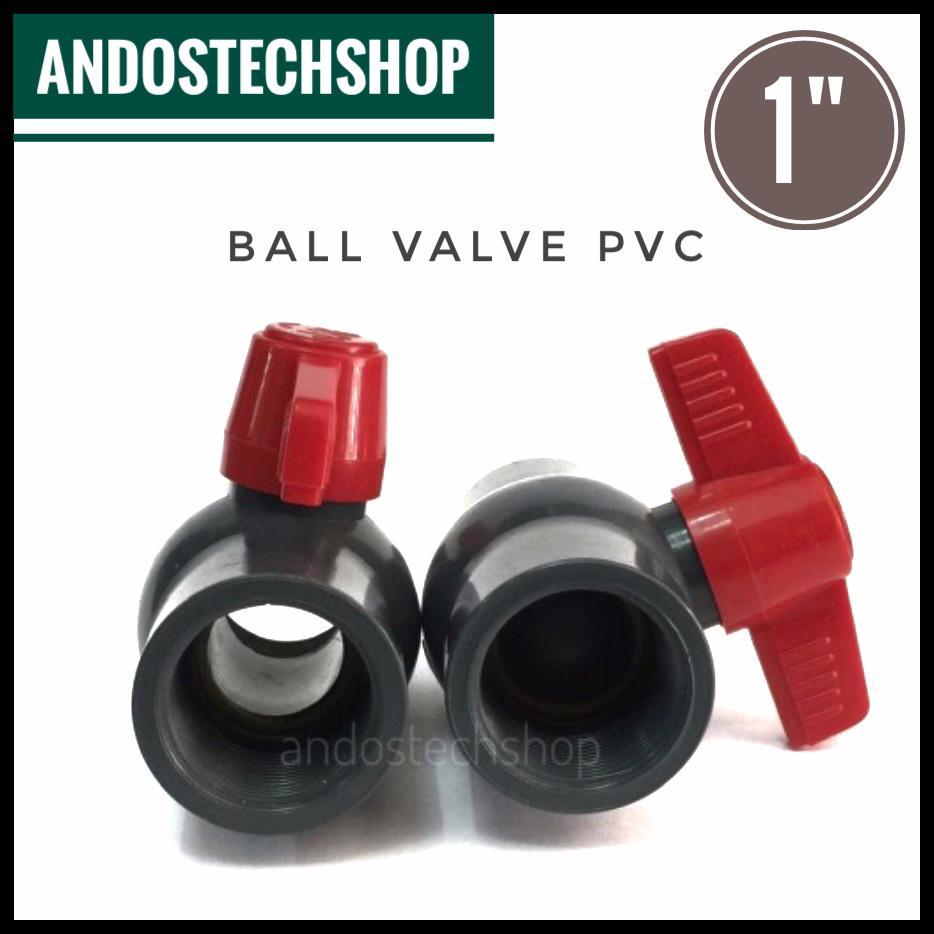 Jual Stop Kran PVC 1,00 Inci Drat Dalam | Keran Plastik 1 Inch | Ball ...