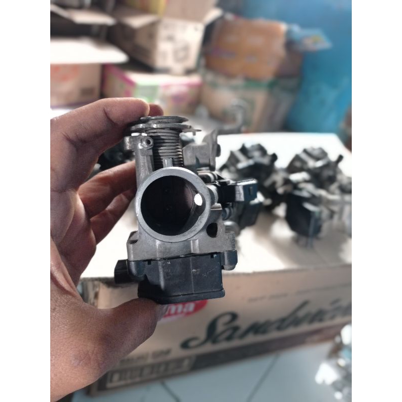 Jual Throttle Body TB Old CB 150 R Throttle Body TB set injektor dan sensor TPS Old CB150 R Old ...