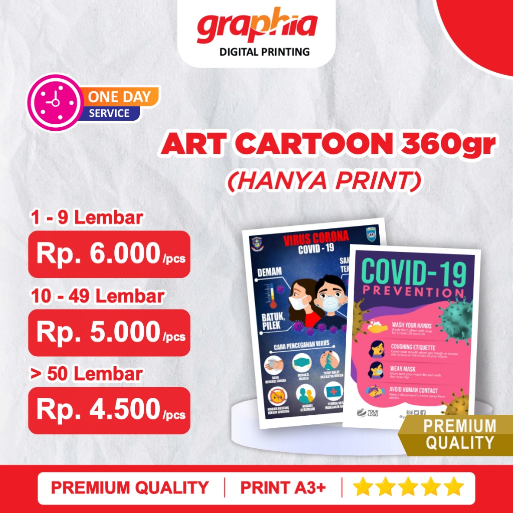 Jual Print Art Cartoon A3+ 360gr | Shopee Indonesia