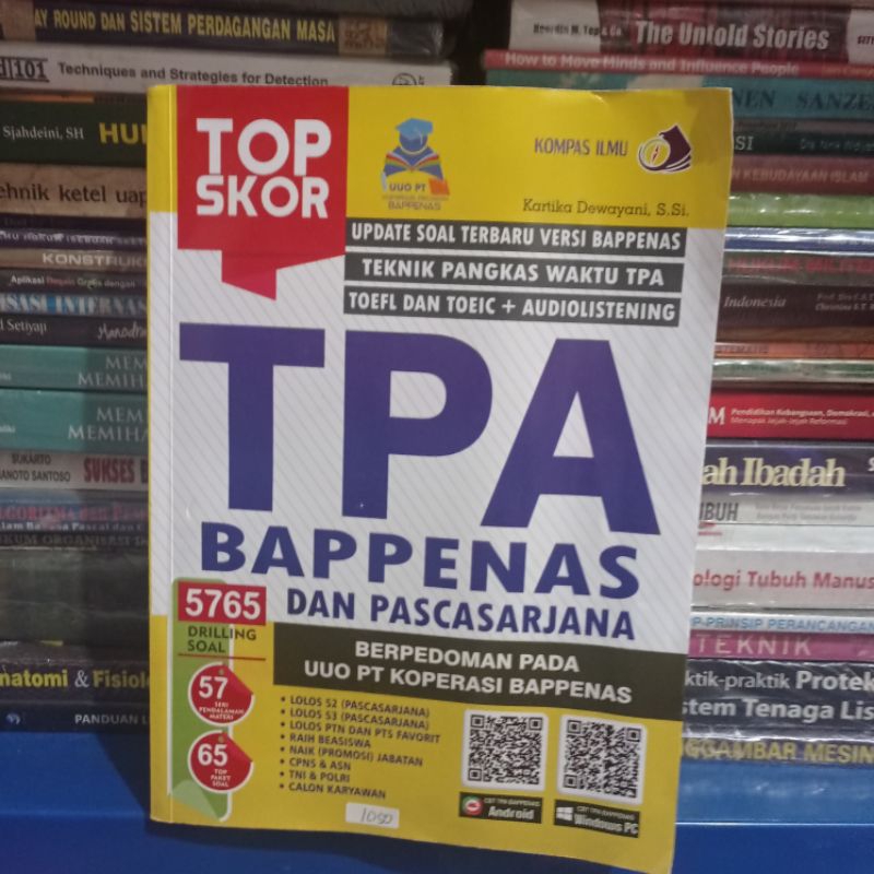 Jual buku bekas TOP SKOR TPA BAPPENAS DAN PASCASARJANA KOMPAS ILMU ...