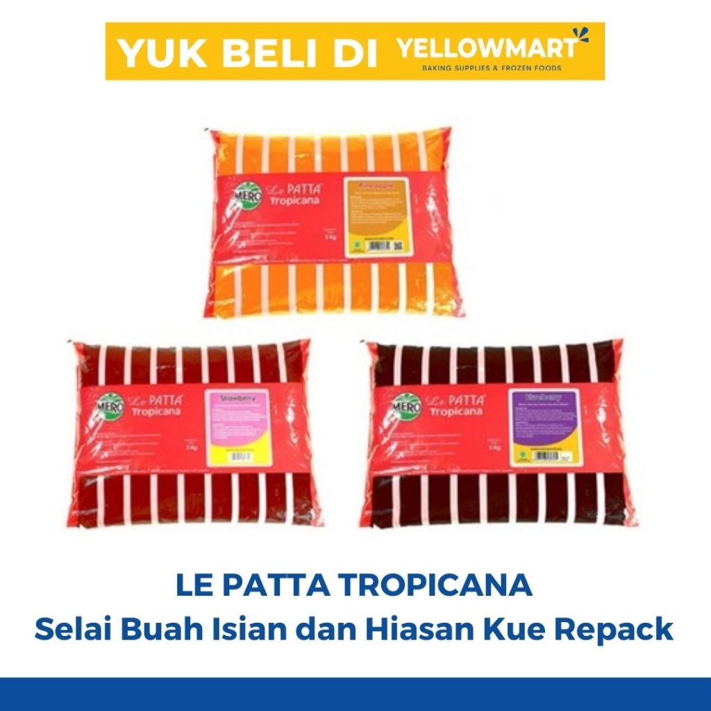 Jual LE PATTA TROPICANA - Selai Buah Isian dan Hiasan Kue (REPACK ...