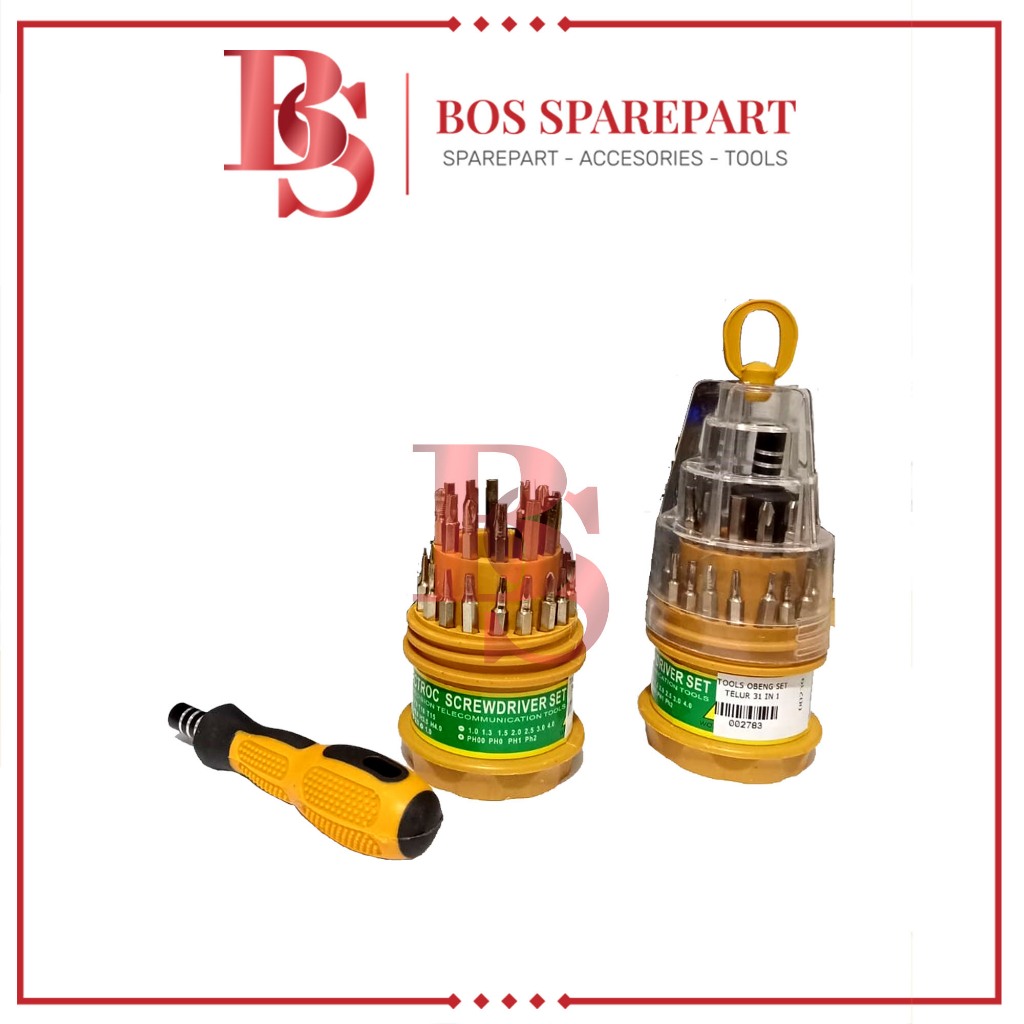 Jual TOOLS OBENG SET TELUR 31 IN 1 | Shopee Indonesia