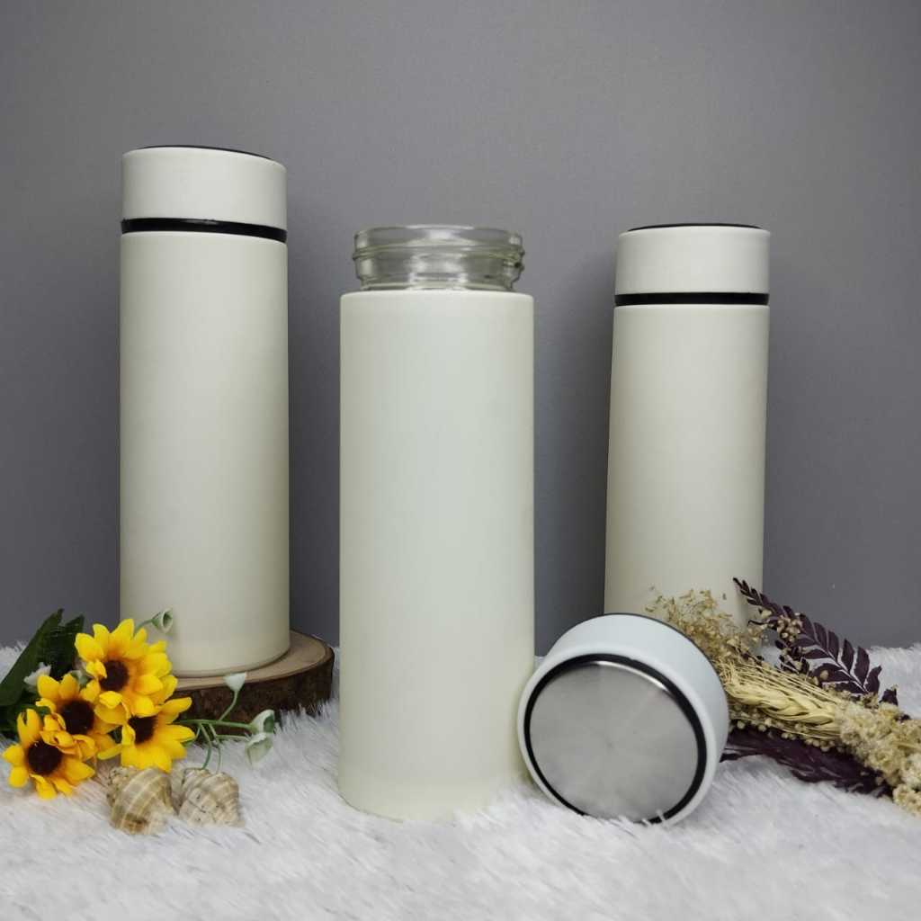 Jual 6 OUP POLOS /botol kaca 6oup polos /botol kaca /termos kaca /botol ...