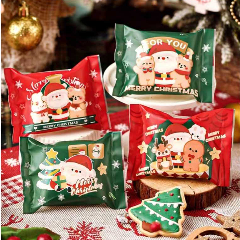 Jual (10pcs)Plastik Cookies Doff OPP Natal/Plastik Kue/Plastik Permen ...