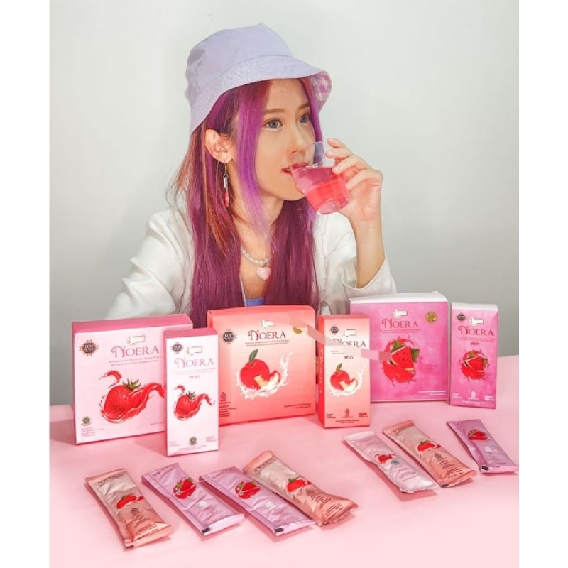 Jual NOERA COLLAGEN DRINK Minuman Kolagen Strawberry Original 100% BPOM ...