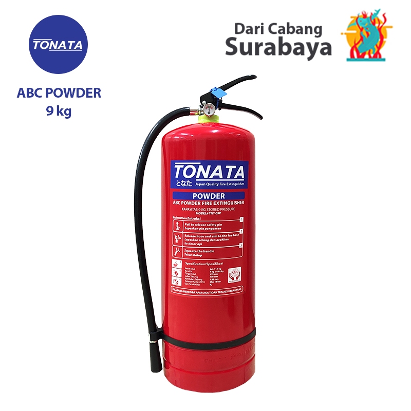 Jual APAR 9KG Bubuk ABC Powder TONATA / Set Komplit | Shopee Indonesia