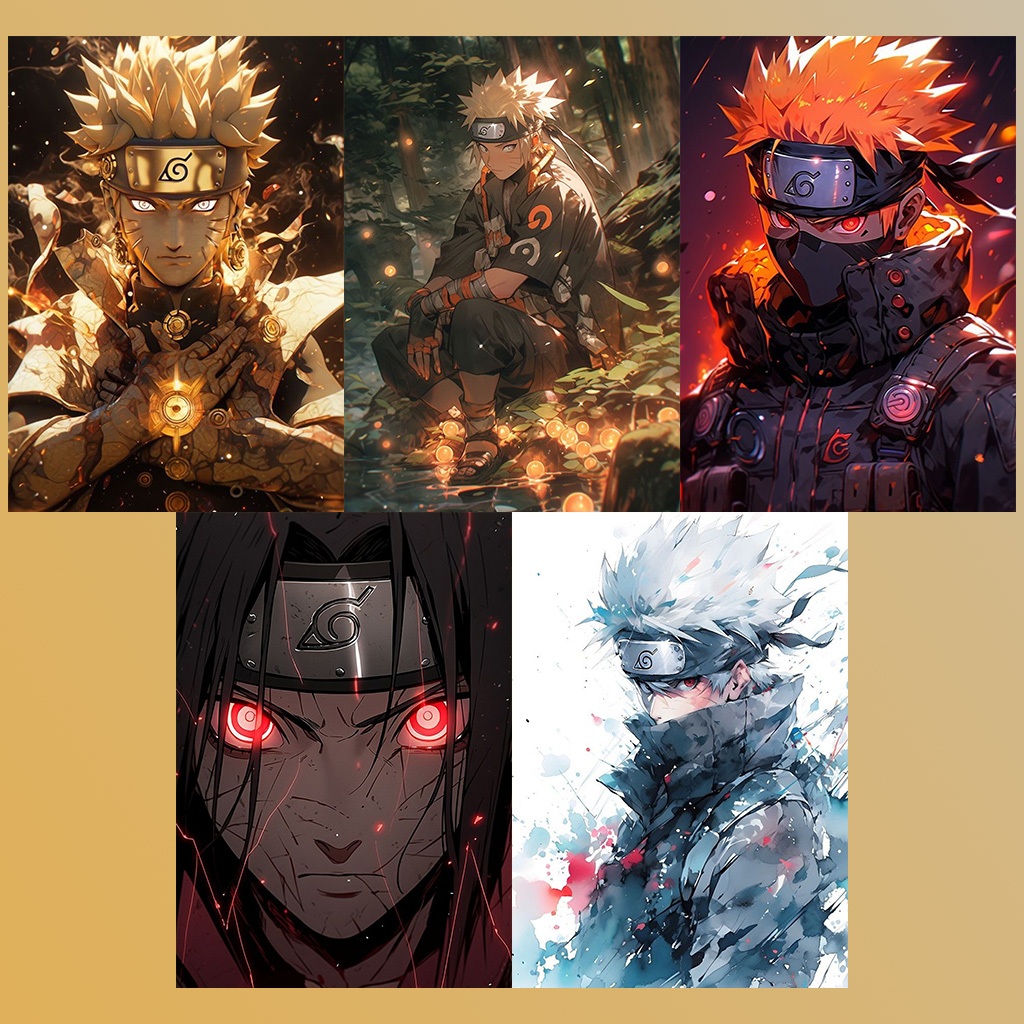 Jual POSTER NARUTO ISI 45pcs | DELUSIONWALL | POSTER DINDING NARUTO ...