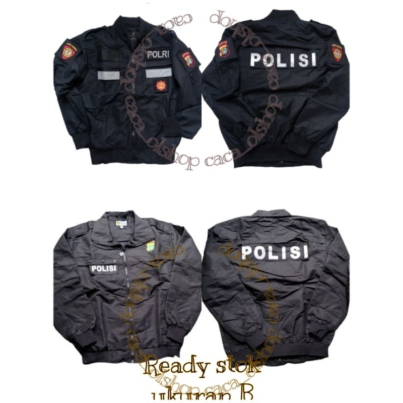 Jual Jaket POLISI HITAM Ori Asli Jatah POLRI Polda Metro Original model ...