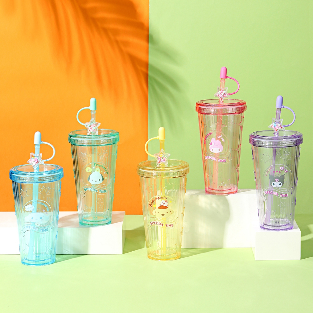 Jual MINISO x Sanrio Characters Tumbler / Botol Minum 420ml | Shopee ...