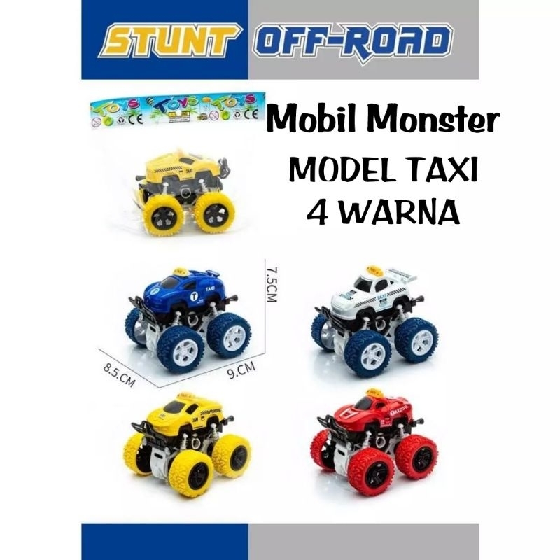 Jual MTK - Mobil Monster ZAP JIP Model TAXI Bigfoot Stunt Off ROAD ...