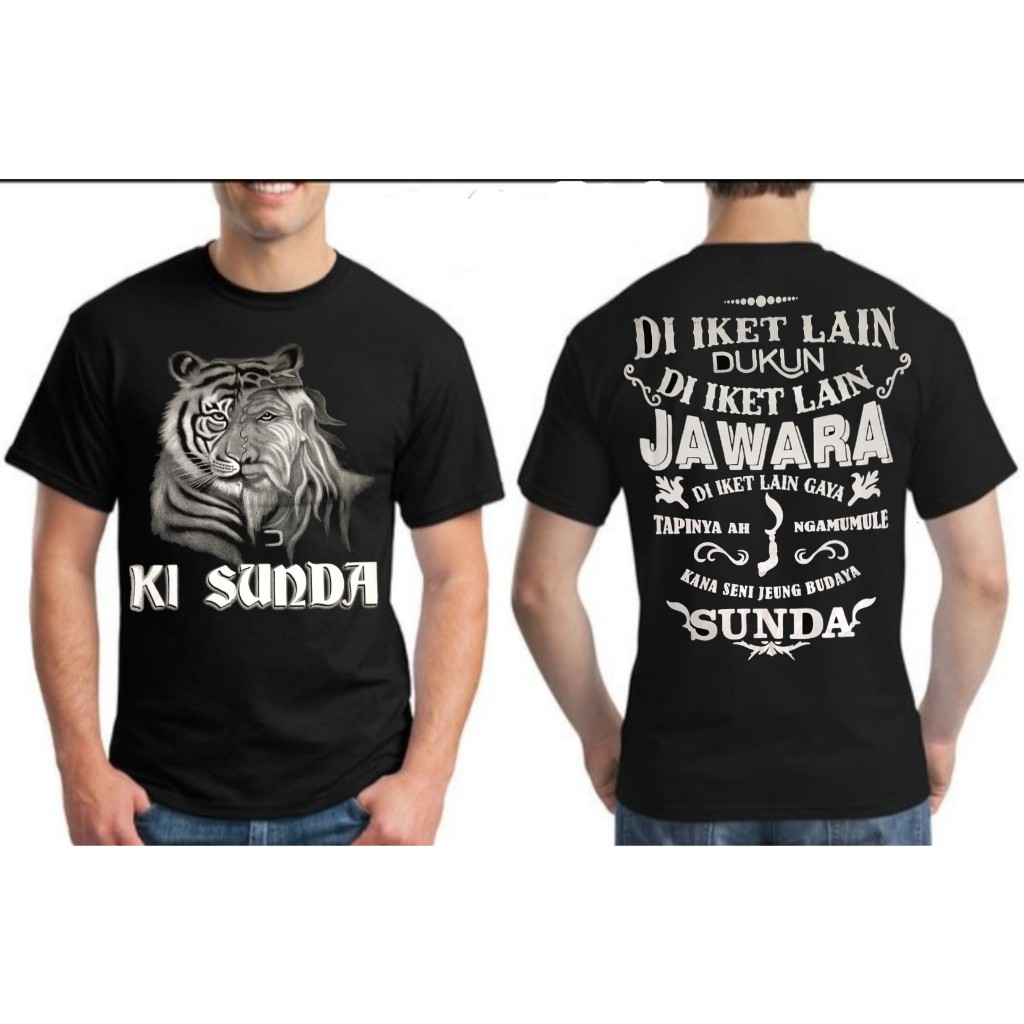 Jual KMV T-SHIRT KAOS KI SUNDA / BAJU KAOS KATA KATA SUNDA / KAOS ...