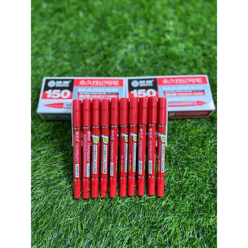 Jual Spidol Kecil papan tulis Twin pen pulpen dua sisi Permanent ZP150 ...