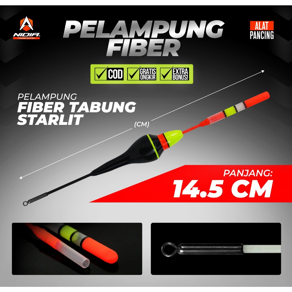 Jual Pelampung Mancing Kumbul Fiber Anti Badai dan Kumbul Fiber Starlit ...