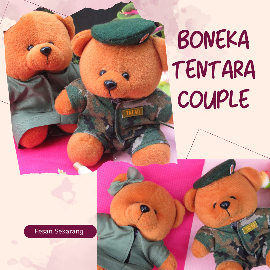 Jual Boneka Profesi Couple TNI Persit / Boneka Tentara Mini TNI AU AL ...