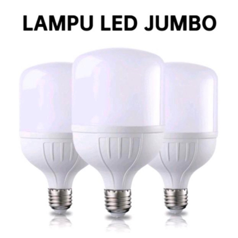 Jual Lampu LED 5W 10W 20W 30W 40W Bulb Jumbo Tabung Kapsul Super Terang Putih | Shopee Indonesia