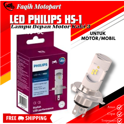 Jual Lampu Depan Motor LED PHILIPS HS1 Sisi LED-HL M5 HS1 ORIGNAL 100% ...
