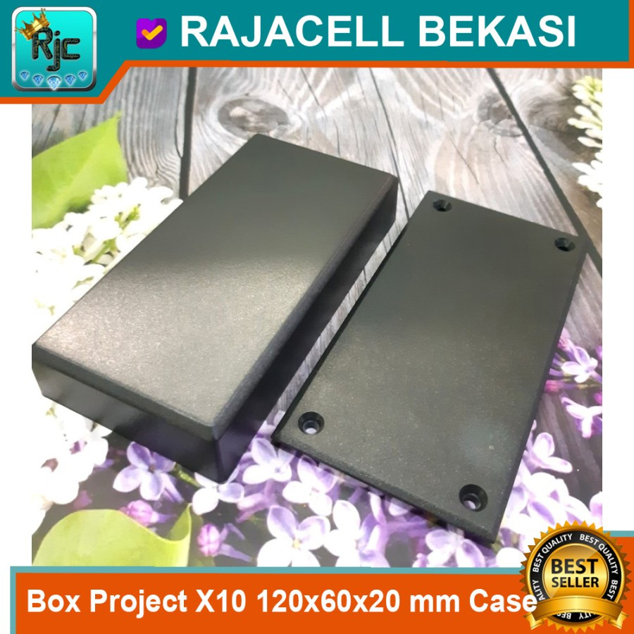 Jual Box Project X10 Hitam Plastik 120x60x20 mm Case Enclosure for ...