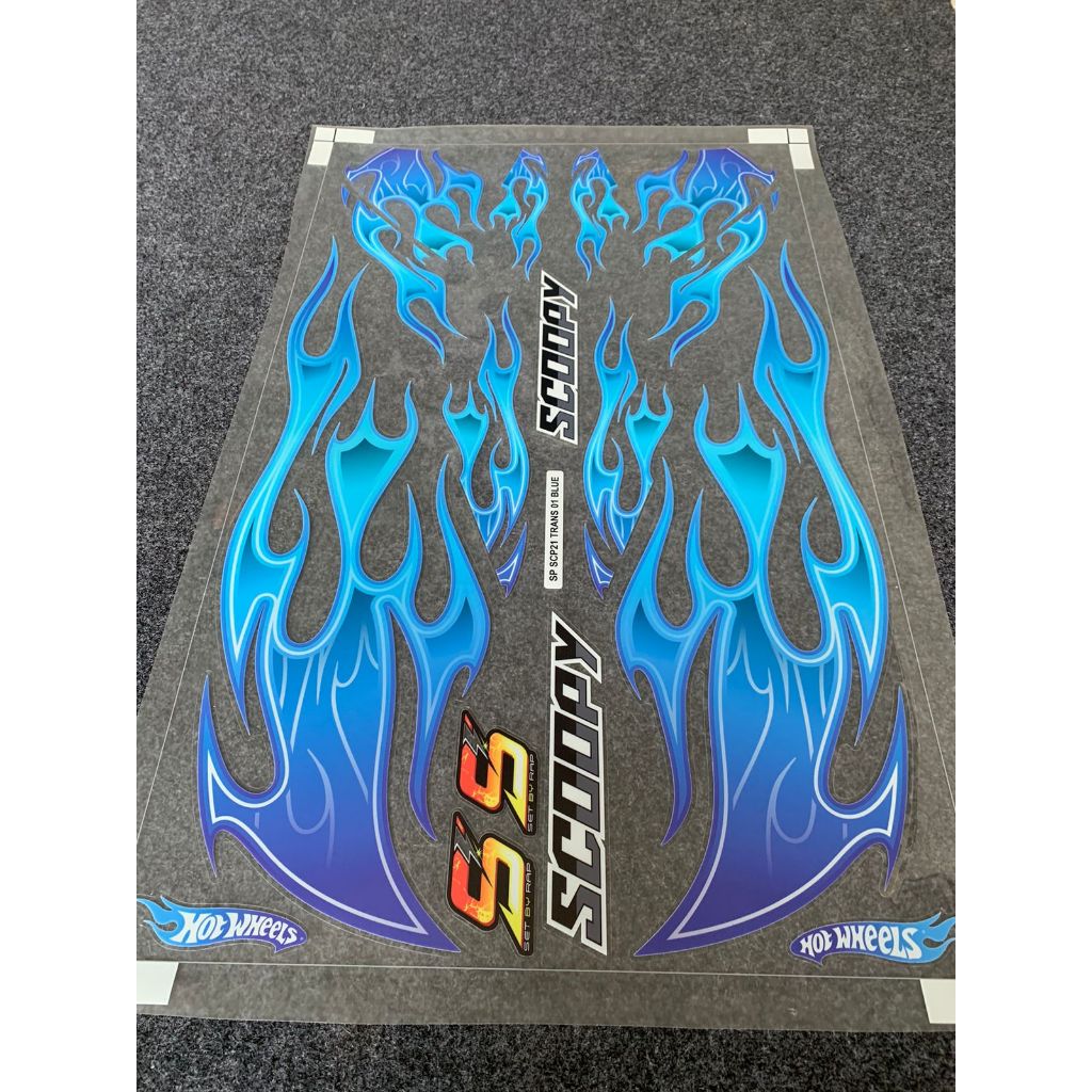 Jual STRIPING TRANSPARAN UV SCOOPY ALL NEW MOTIF API LIS STICKER ...