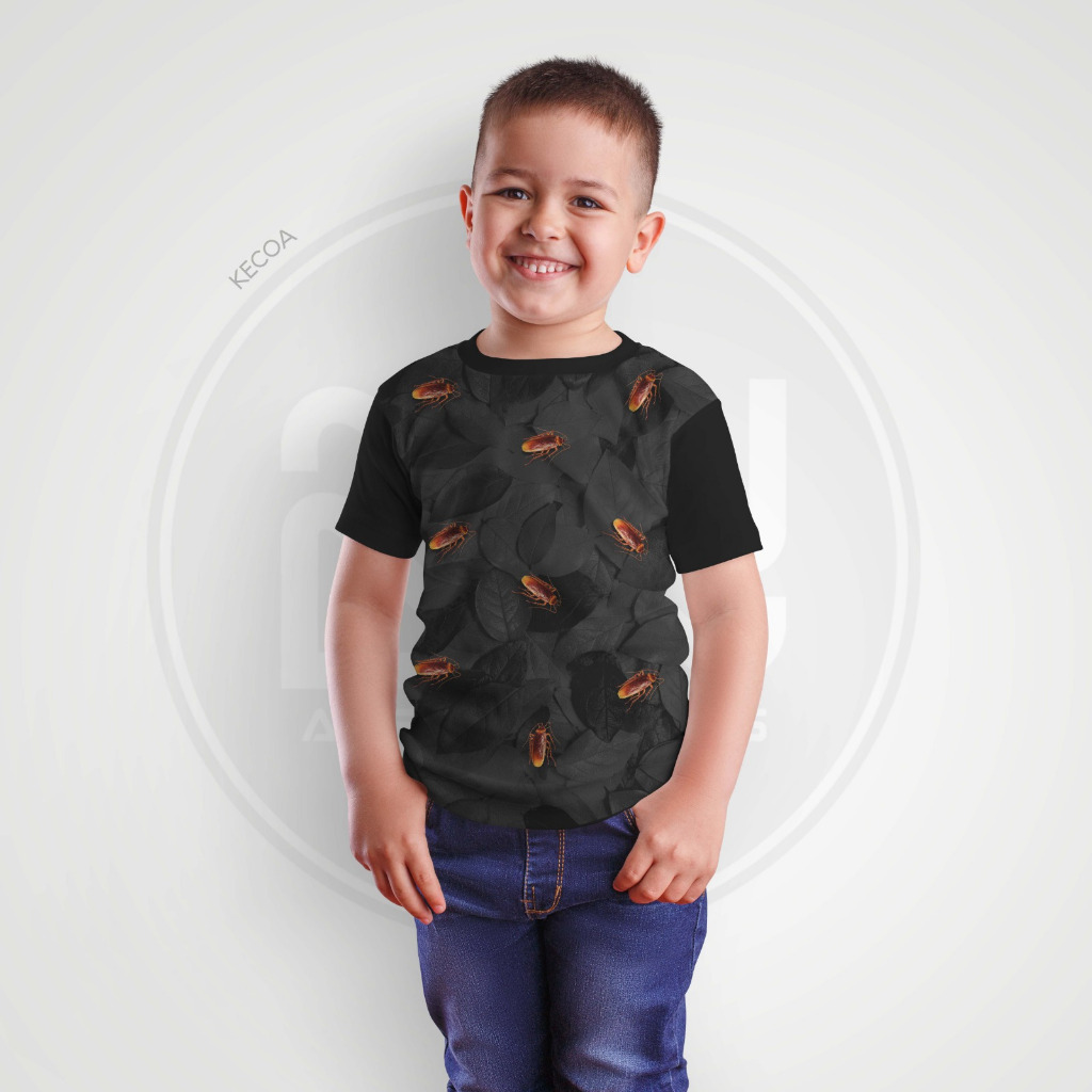 Jual KAOS FULL PRINT DISTRO MOTIF 3D KECOA / CUCUNGUK FULLPRINTING ANAK ...
