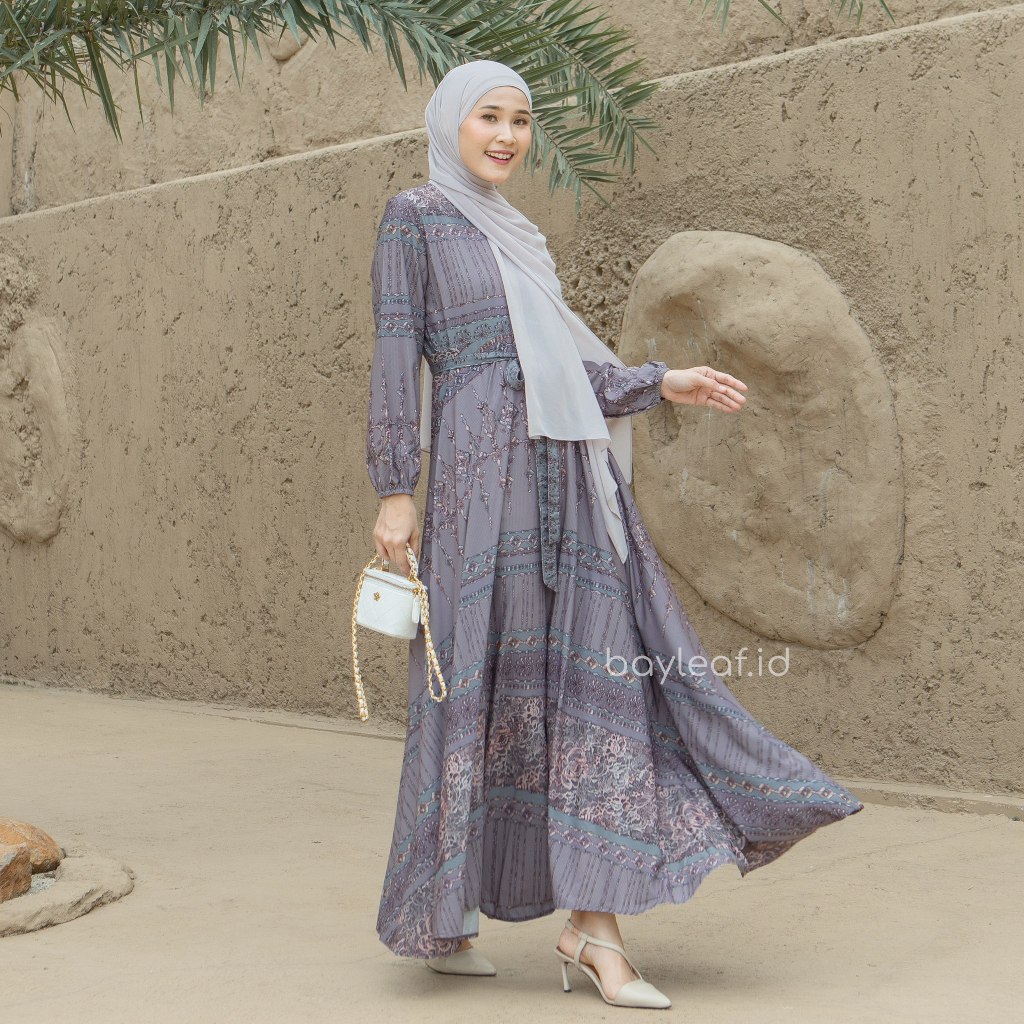 Jual Bayleaf.id Annelise Shakila Maxi Dress Size 3XL-5XL | Shopee Indonesia