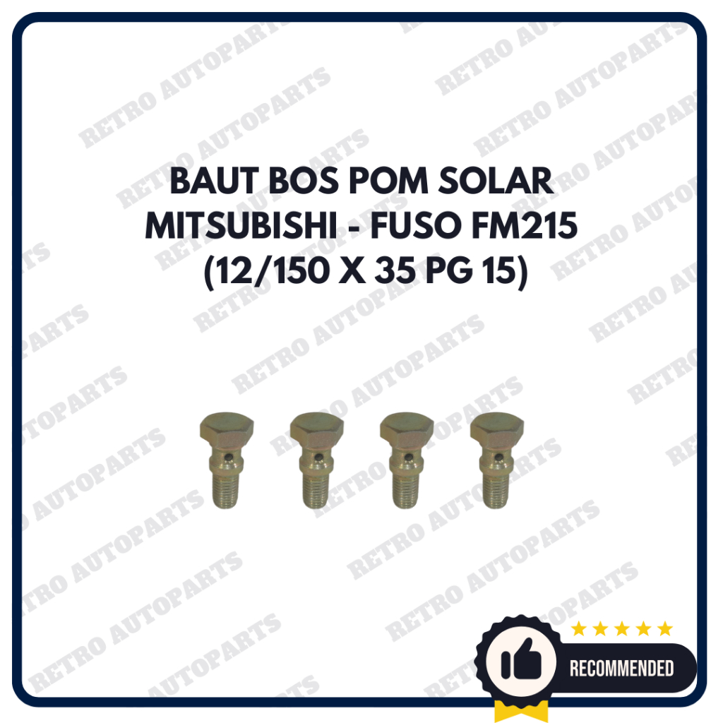 Jual MITSUBISHI - FM | Baut solar 12 mm drat 150 x 35 bospom M-FUSO ...