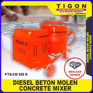 Jual Beton Molen Concrete Mixer Semen TIGON 500 Liter | Shopee Indonesia