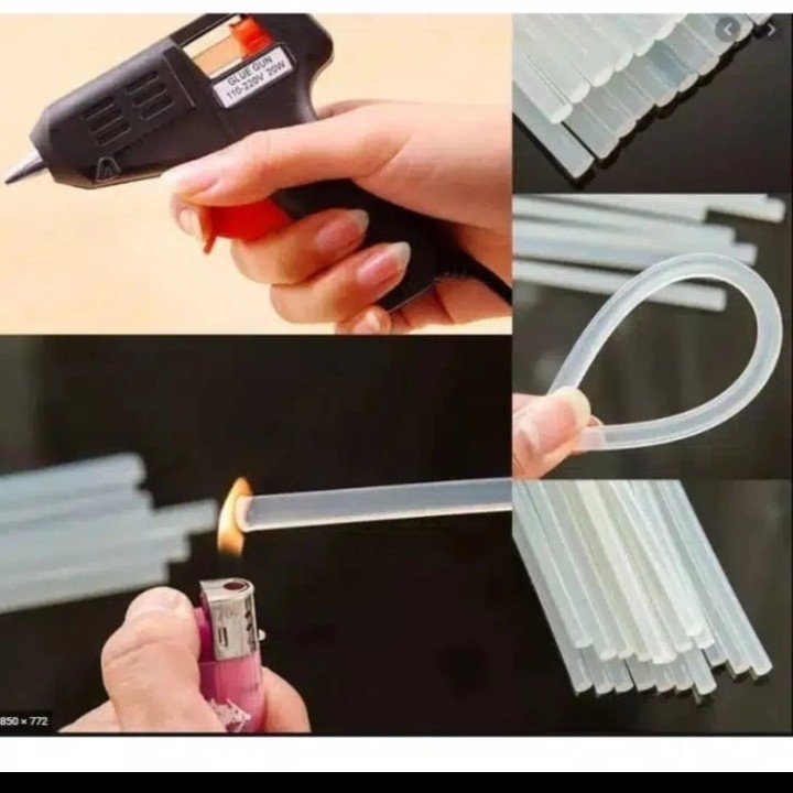 Jual Isi Ulang Lem Tembak / Refill Lem Tembak /Lem Bakar Kecil Glue Gun ...