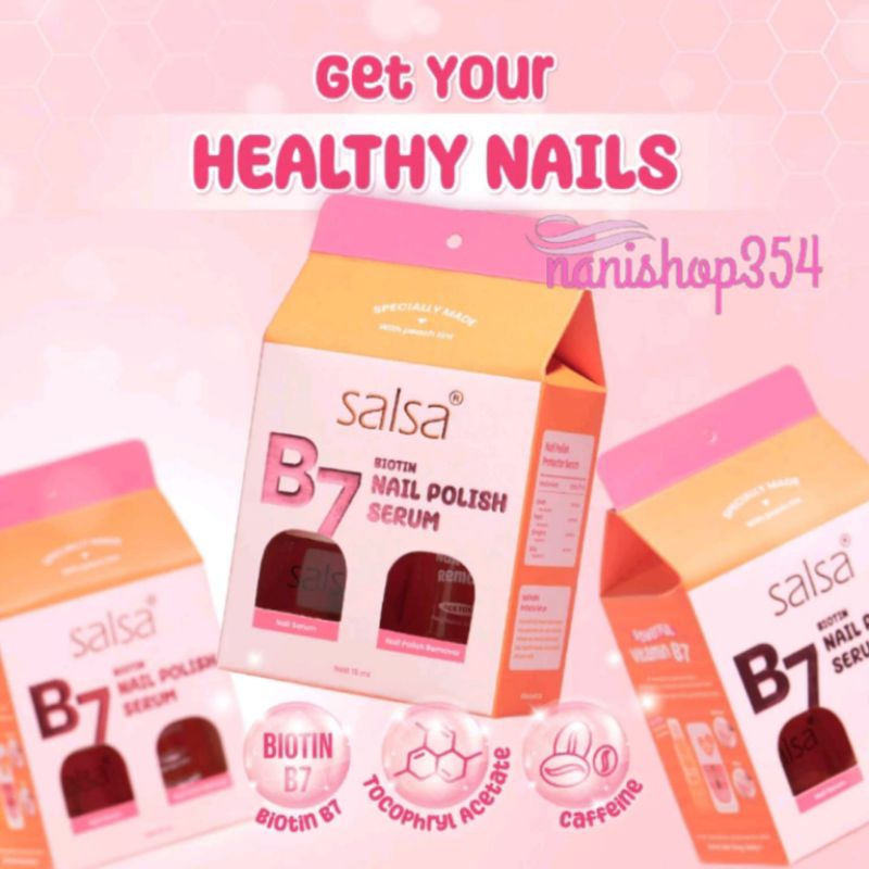 Jual SALSA B7 BIOTIN NAIL POLISH SERUM 15ML - SERUM VITAMIN KUKU RUSAK ...