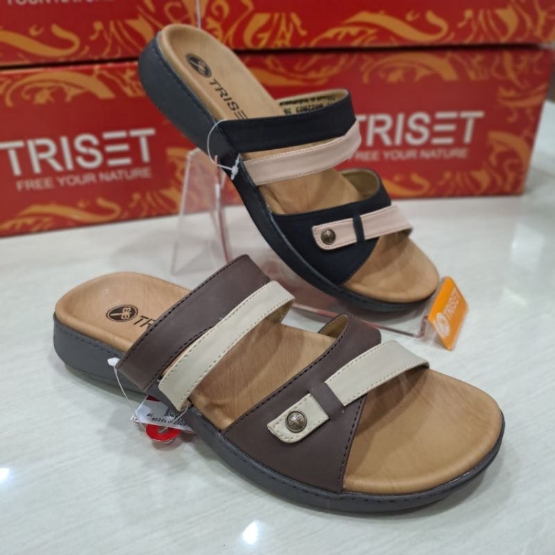 Jual TRISET Sandal slop wanita TF6022803 | Shopee Indonesia