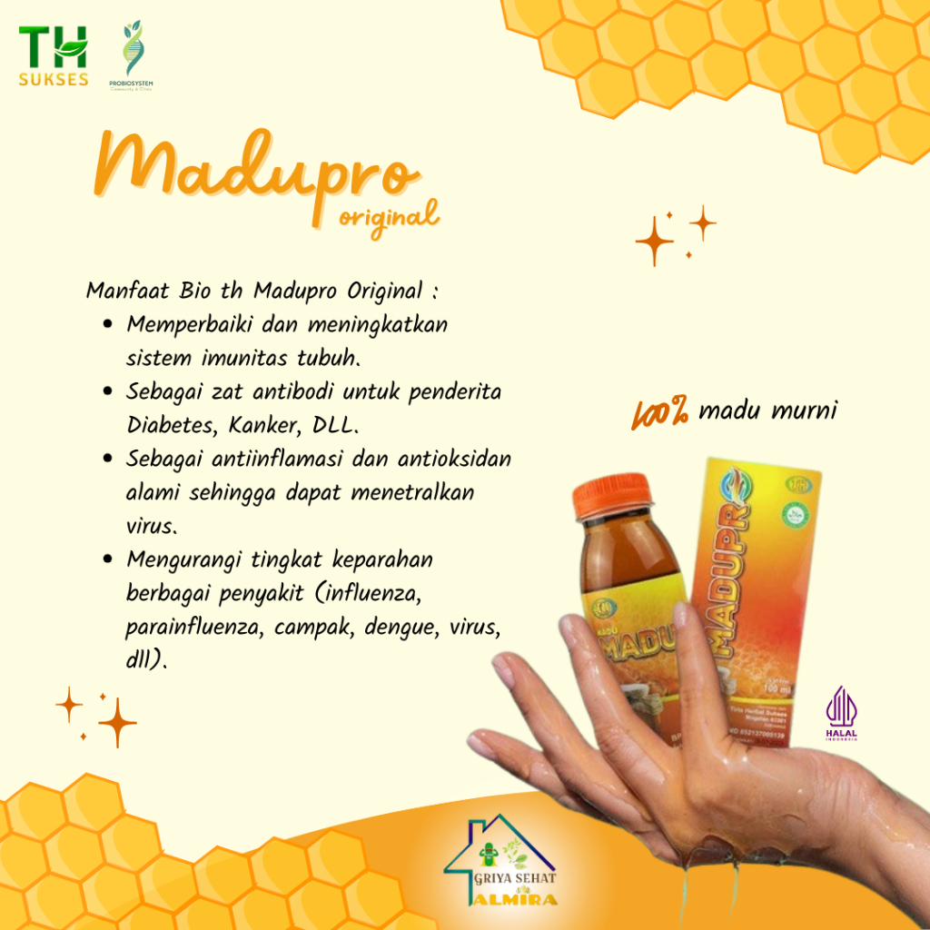 Jual Bioth Madu Pro Original 100ml | Shopee Indonesia