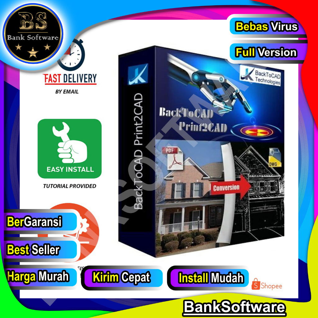 Jual BackToCAD Print2CAD AI 2024 v24 | Ultimate 2022 Lifetime Full Version - BankSoftware ...