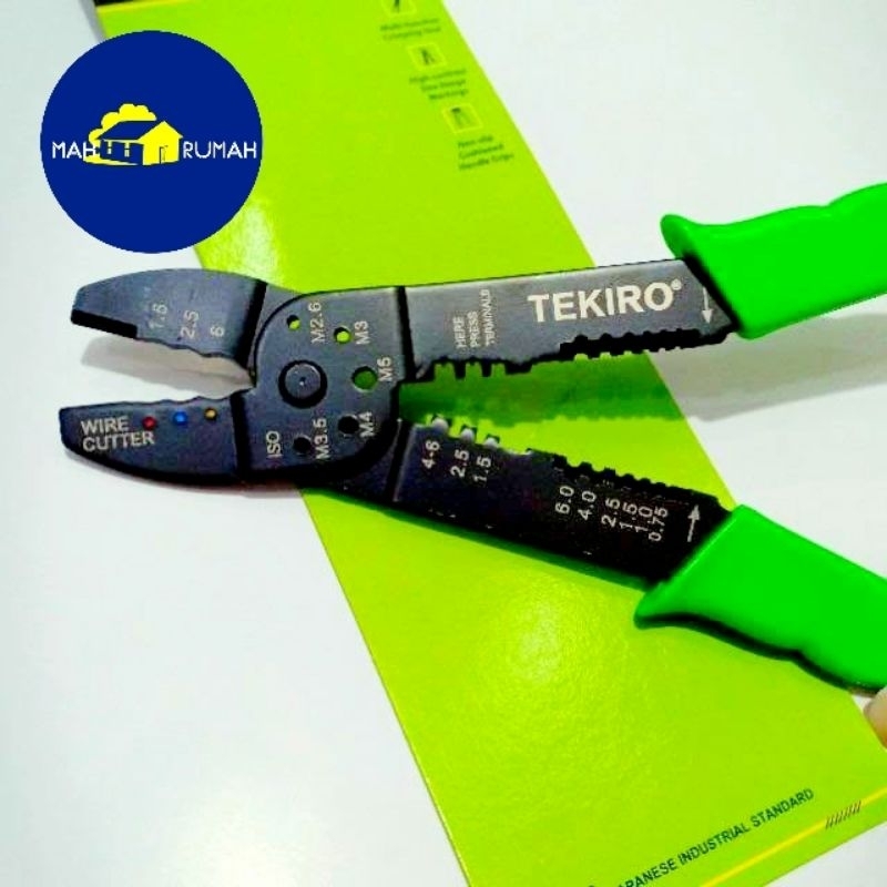 Jual TANG KRIMPING Pres Press Skun Sekun Kupas Kabel Potong Crimping 9 ...