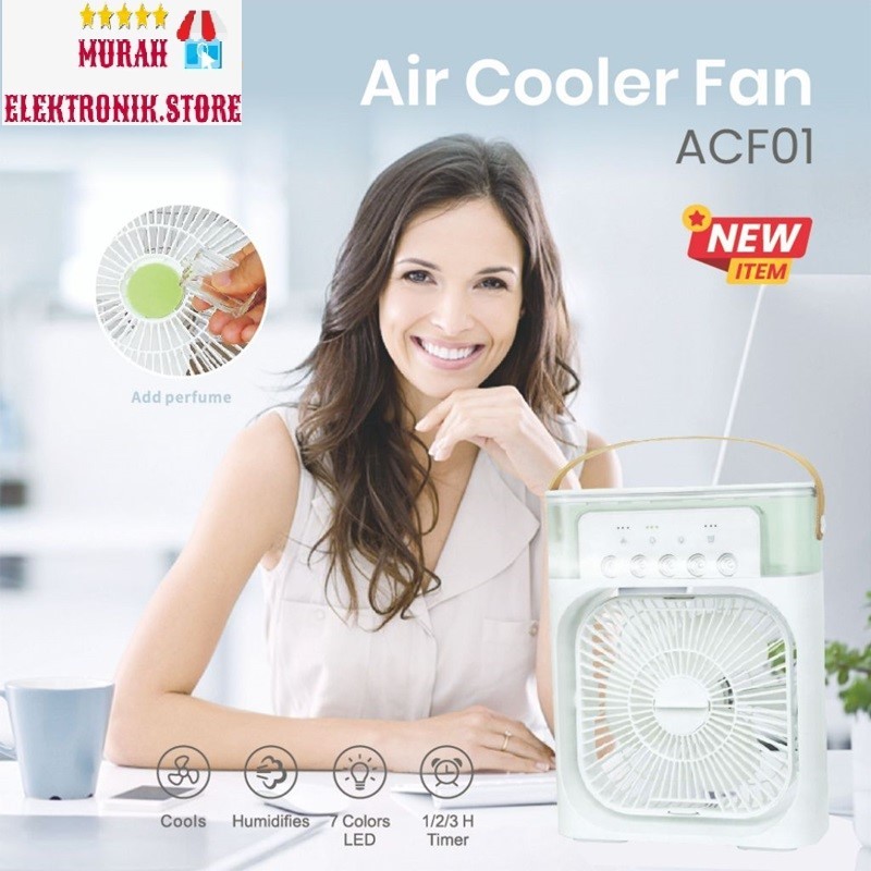 Jual LUNA LIFE Kipas Angin Uap / Air Cooling Fan USB 5Volt 2A ACF01 | Shopee Indonesia