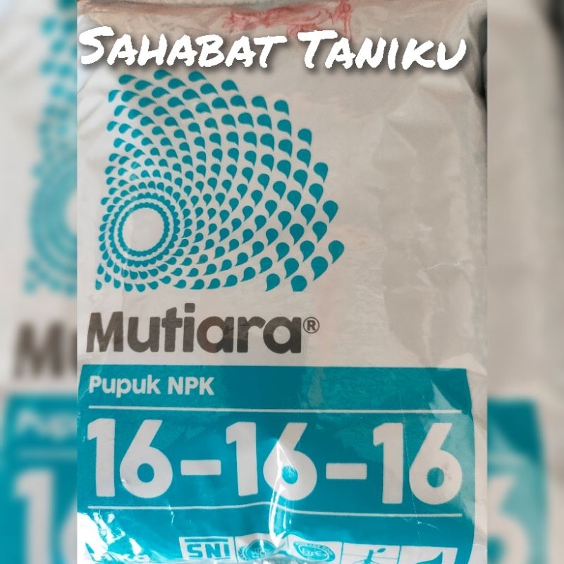 Jual pupuk NPK mutiara 16-16-16 meroke kemasan pabrik 1kg | Shopee Indonesia