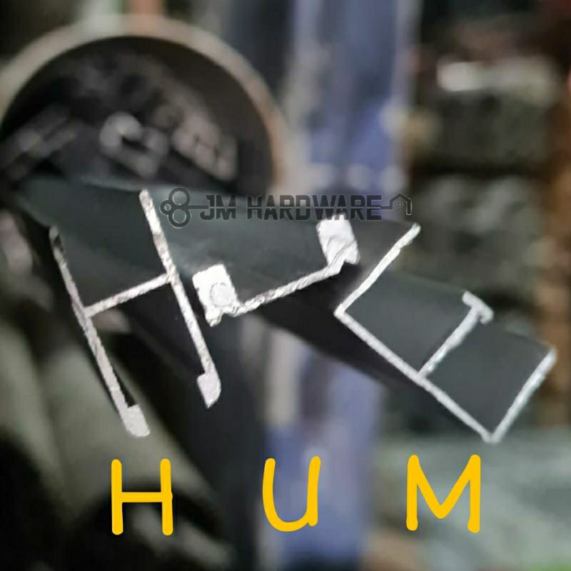 Jual Rel aluminium etalase H U M | Shopee Indonesia