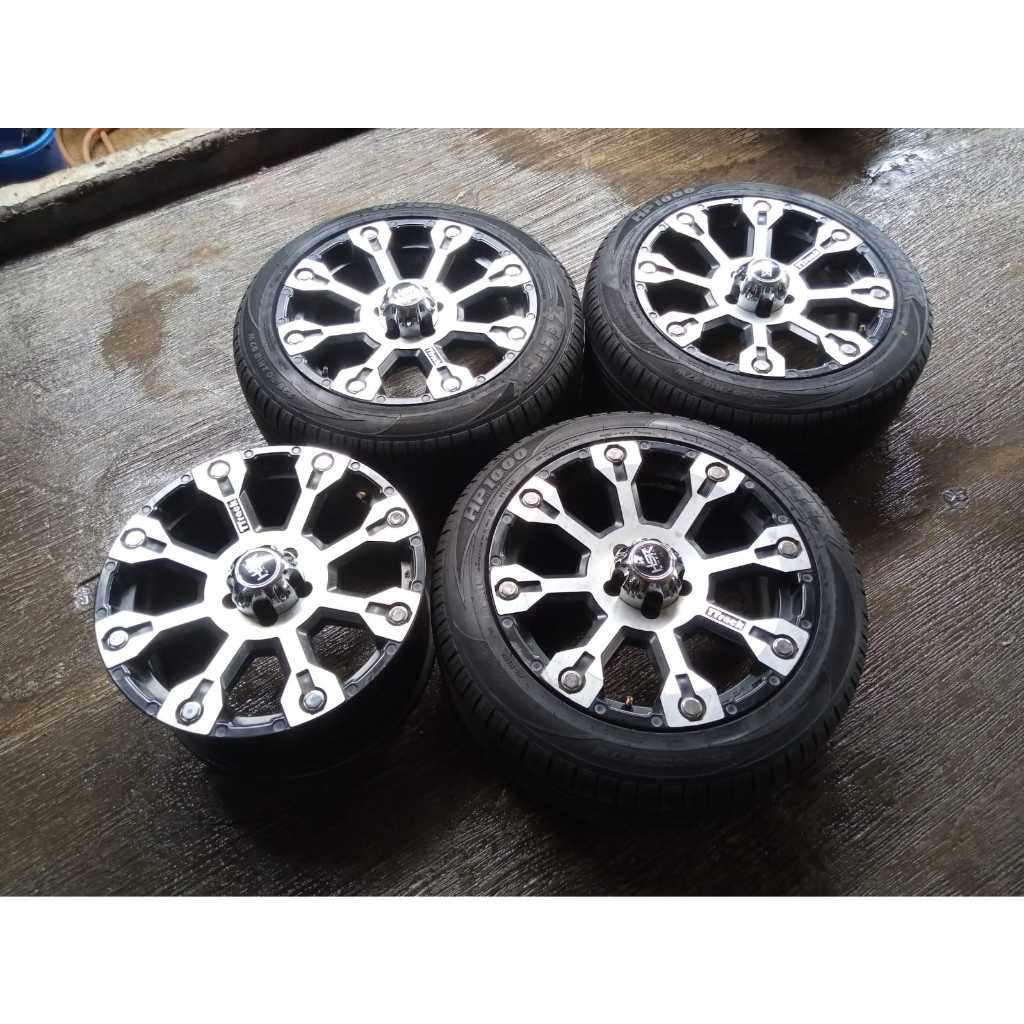 Jual VELG SECOND RESING HSR MANGROVE RING 18 PCD 5X114 + BAN 3PCS ...